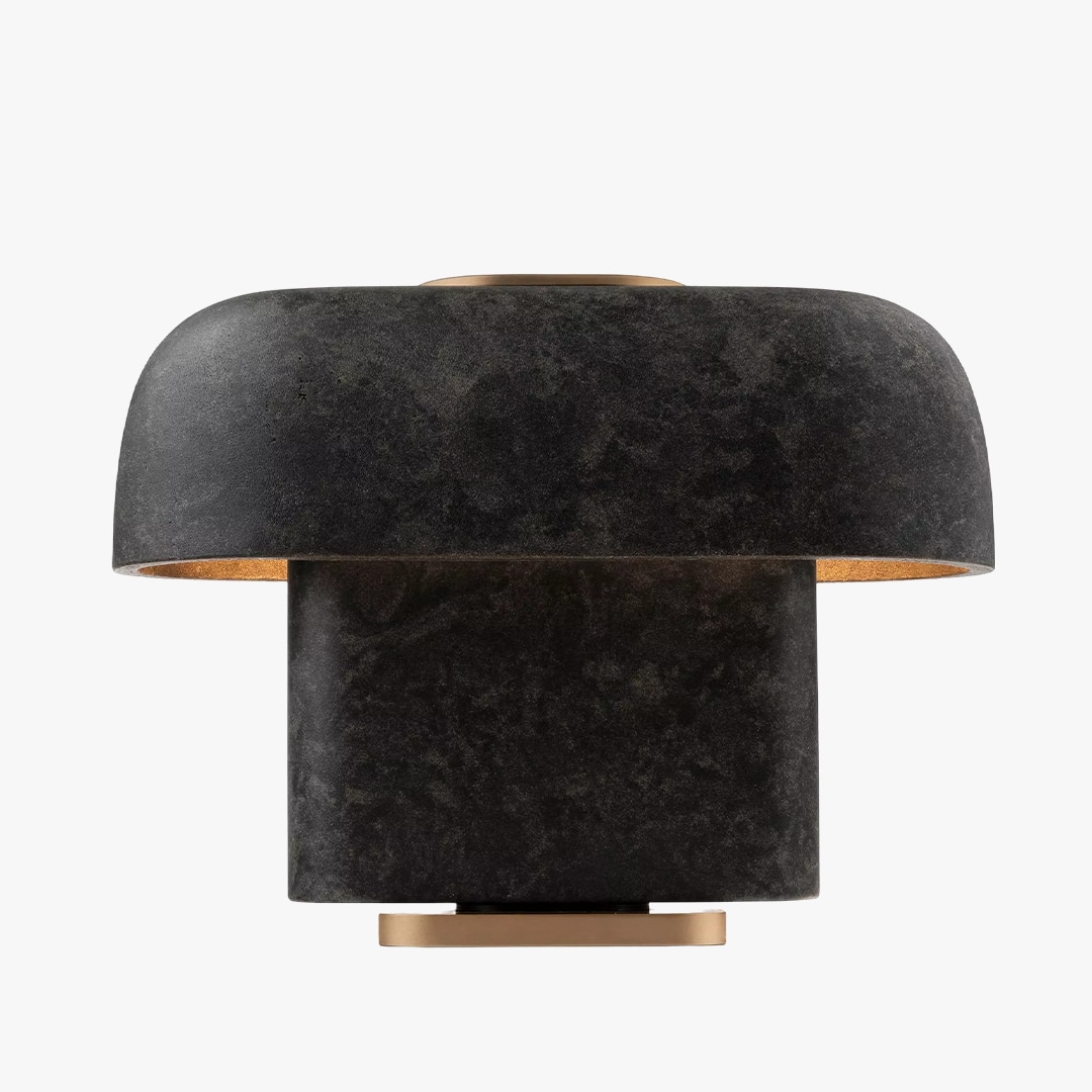 Esca Table Lamp No. 1 in Cast Mineral – Refractory | South Hill Home